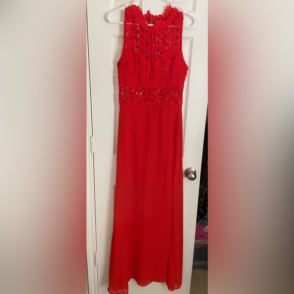 Forever 21 | Dresses | Red Maxi Dress | Poshmark